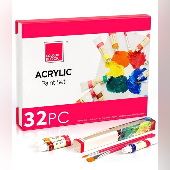 Other | 32 Acrylic Paint Set | Poshmark